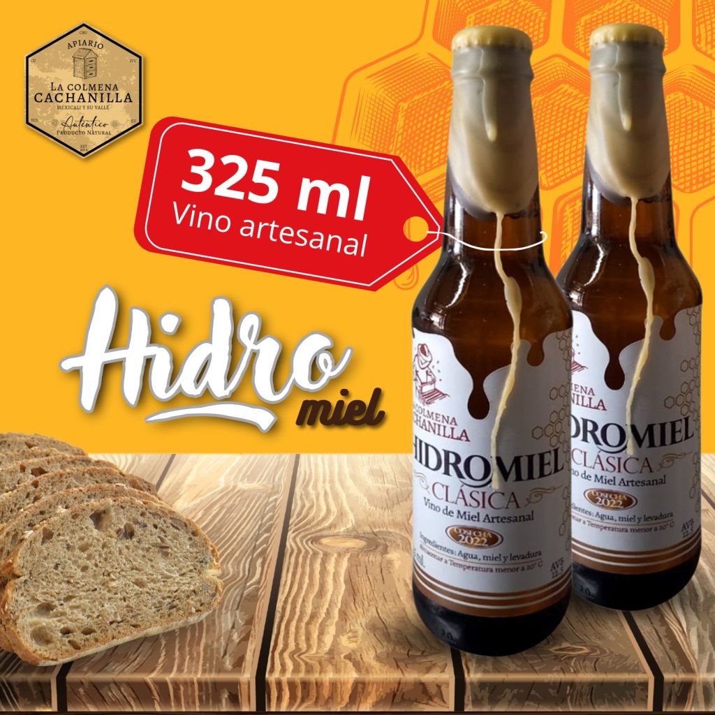 Hidromiel 325 ml Vino artesanal - Envíos a todo el país
